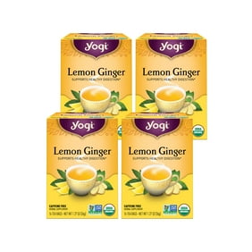 Numi Decaf Organic Ginger Lemon Green Tea Bags, 16 Count - Walmart.com