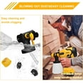 Ghapogg Paint Sprayer for Dewalt 20V MAX Battery, HVLP Spray Gun, 600W ...