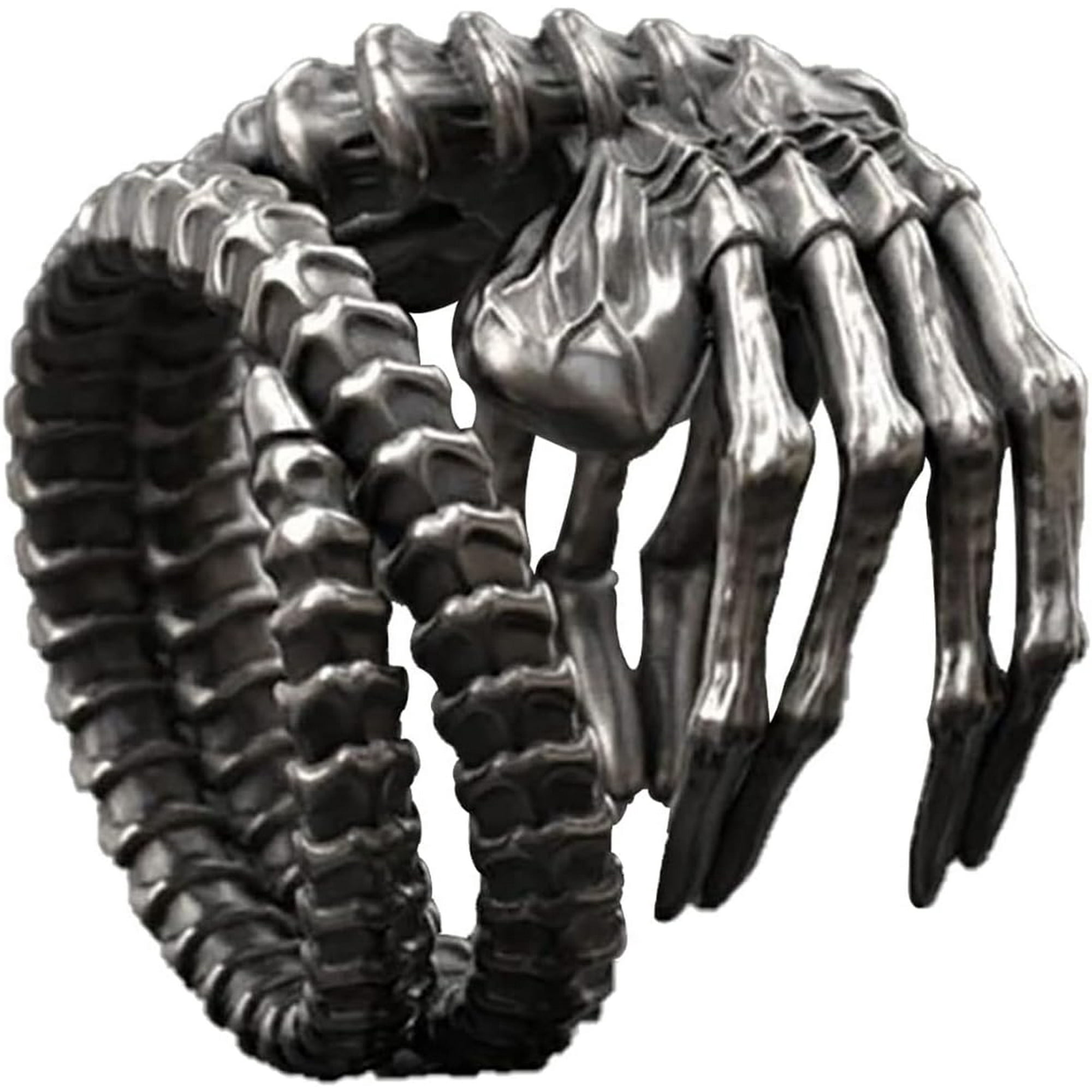 Click here for Oruyrop Alien Facehugger Ring Punk Motorcycle Styl... prices