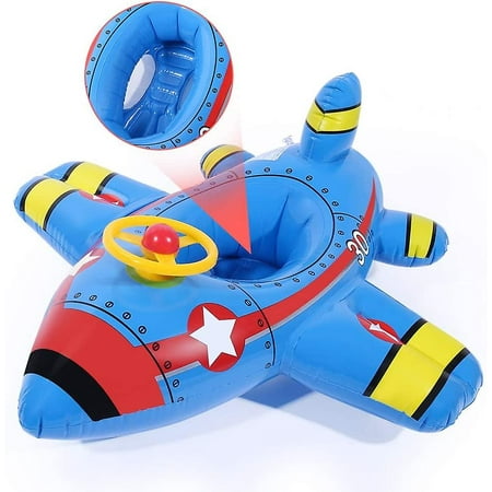 Baby Inflatable Swimming Rings, Airplane Yacht Toddler Swimming ...