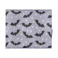 Bat Background Pattern Door Curtain Sheer Privacy Light Filtering ...