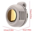 Lunxisen 1 Pcs Clip On Wearable Fan Bladeless Silent Cooling Fan Neck ...