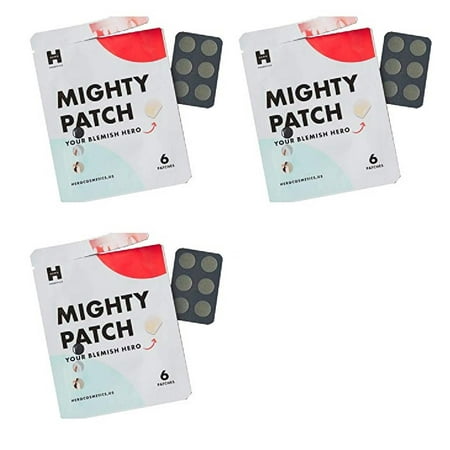 Hero Cosmetics Mighty Patch Your Blemish Hero, 6 Patches (Pack of 3 ...