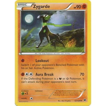 Pokemon Zygarde Figure Ex Collection Box XY Fates Collide - Walmart.com