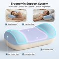 Cooling Memory Foam Pillow, slow rebound ergonomic design, multi-use ...