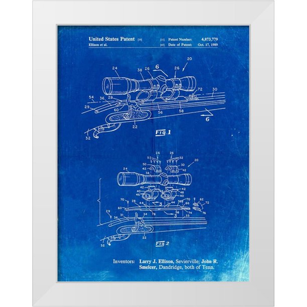 Borders, Cole 12x14 White Modern Wood Framed Museum Art Print Titled ...