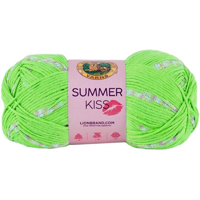 Lion Brand 522-170 Lime - Yarn Summer Kiss - Walmart.com