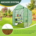 Greenhouse 3-Tier 8 Shelves Plant Flower Tent Lawn Patio Garden Plant ...