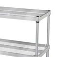 Design Ideas MeshWorks 2-Tier Metal Storage Shelving Unit Rack, Silver ...