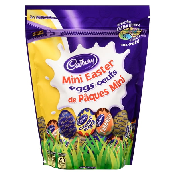 Cadbury Mini Easter Eggs Candy Assortment (Resealable Bag, 745 G ...