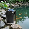 SUN CPF-2500 Grech Pond Bio Pressure Filter, UVC Upto 1600 gal, 13W ...