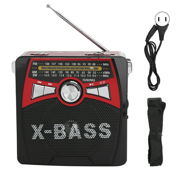 Reproductor de radio portátil FM AM SW Radio USB FullWave Band con ...