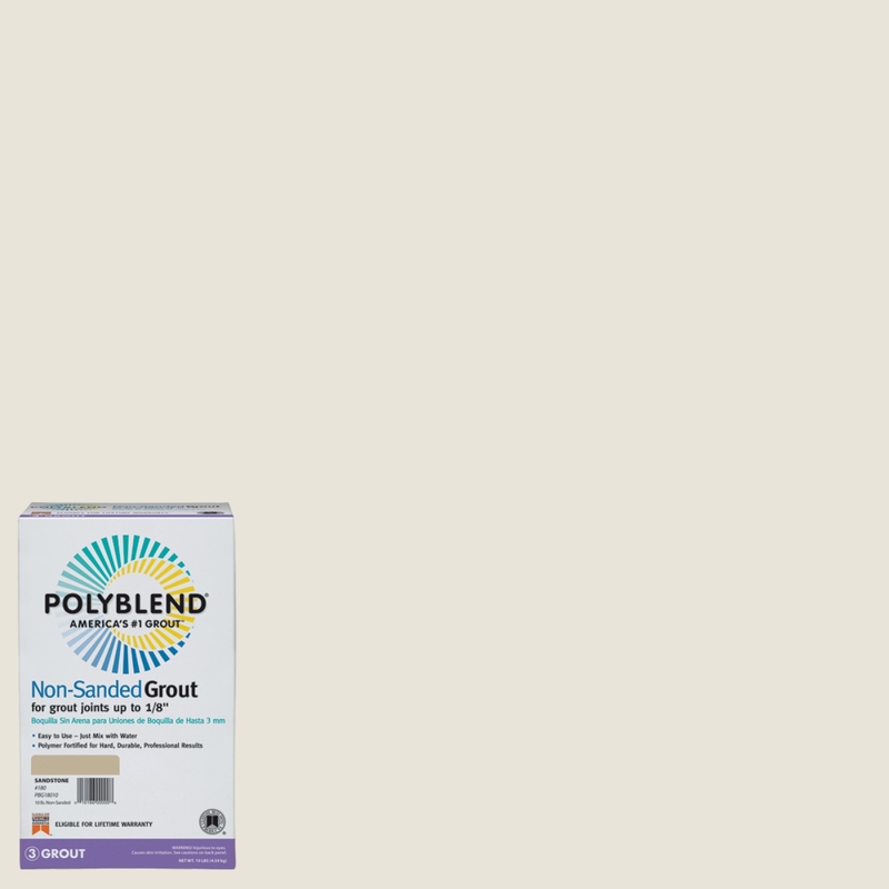 Custom Building Products Polyblend Indoor and Outdoor Snow White Grout ...