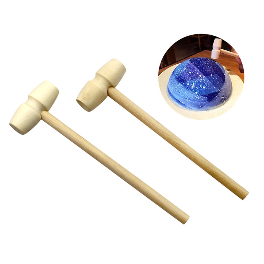 Buy Mini Wooden Hammers for Chocolate for Breakable Chocolate Heart Toy ...