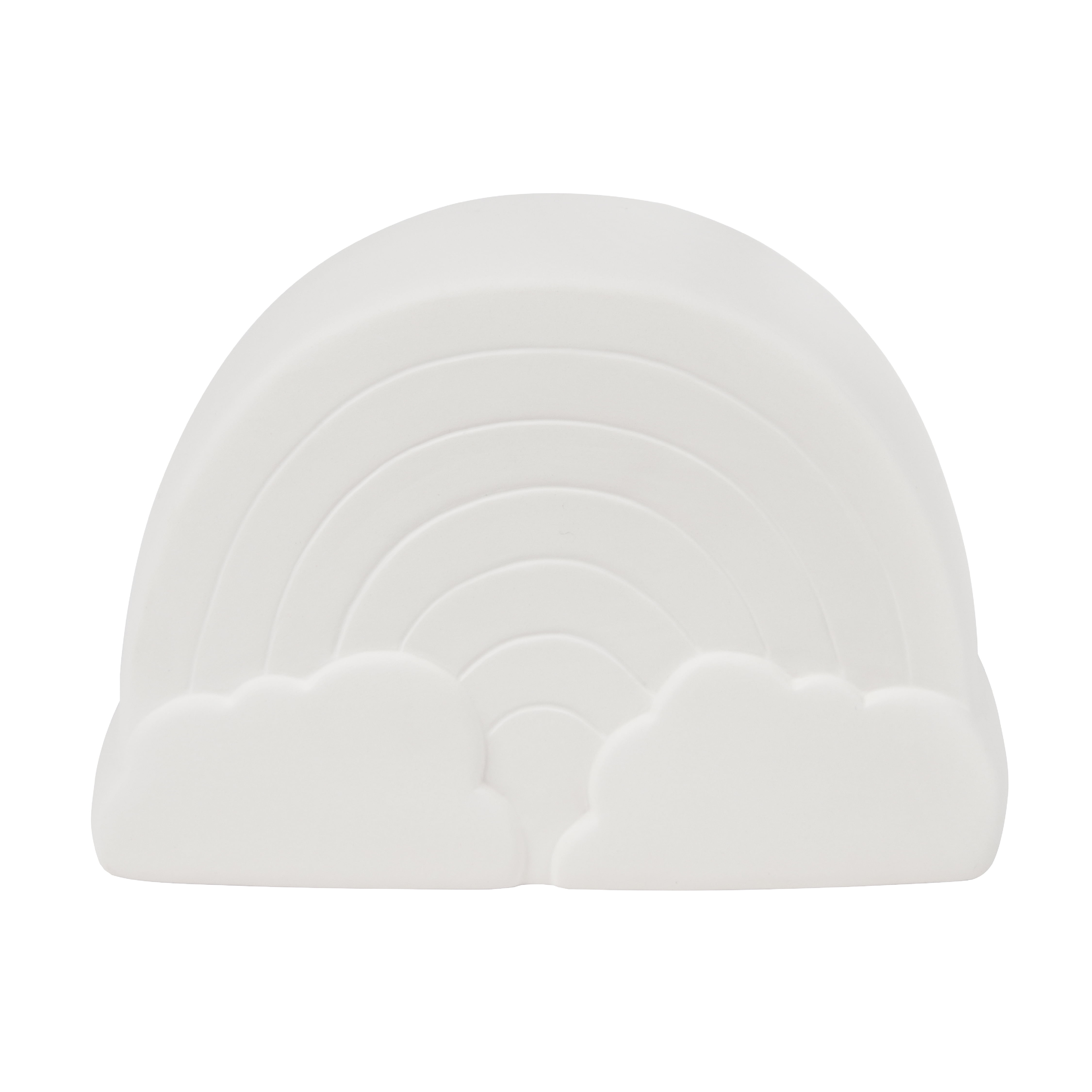 Create Basics Paintable Ceramic Rainbow Figurine - Walmart.com