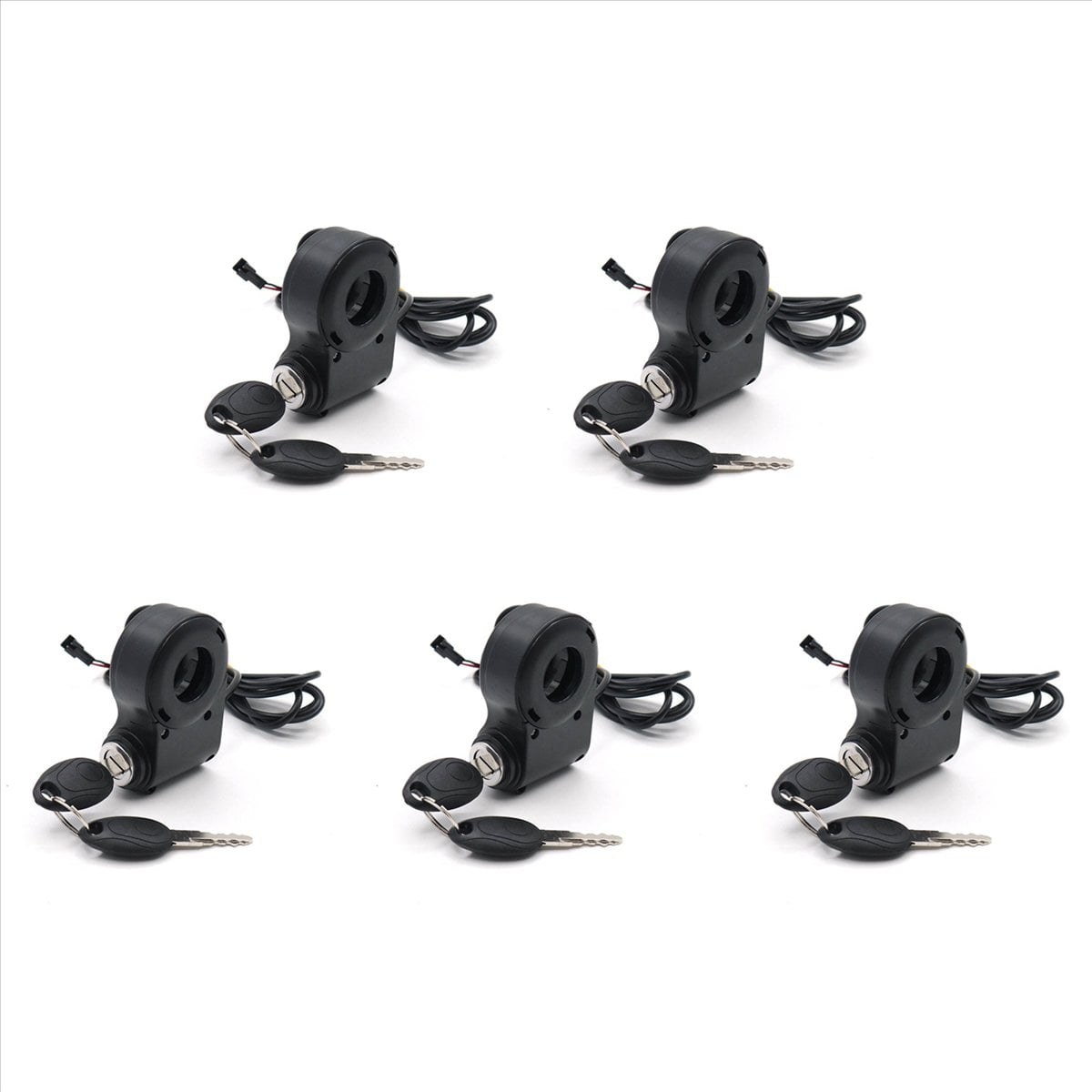 5X e-Bike Lgnition Lock Key Thumb Throttle Switch Power para M5/ M365 ...