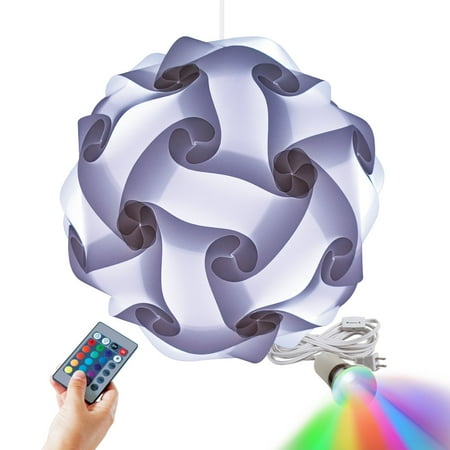 Geospace Geosphere Puzzle Lamp with Led Bulb & Remote (30 Piece), 16 ...