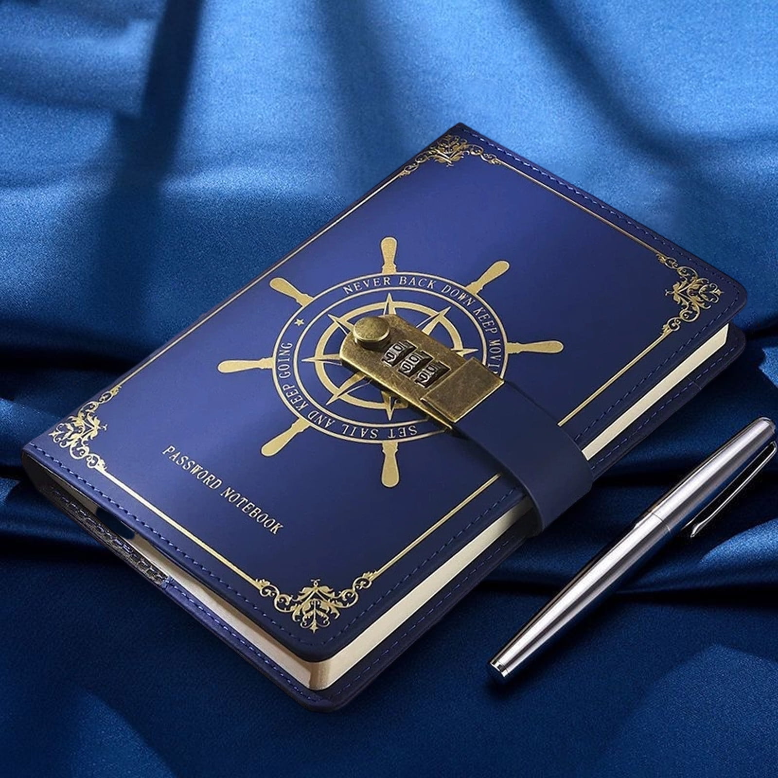 Aodebiao Diary With Lock  A5 Journal With Lock  Vintage Locks Journal Password Notebook  Locks Diary Planner Organizer For Men And Women