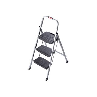 Cosco Signature Series Three Step Steel Step Stool with Plastic Steps ...