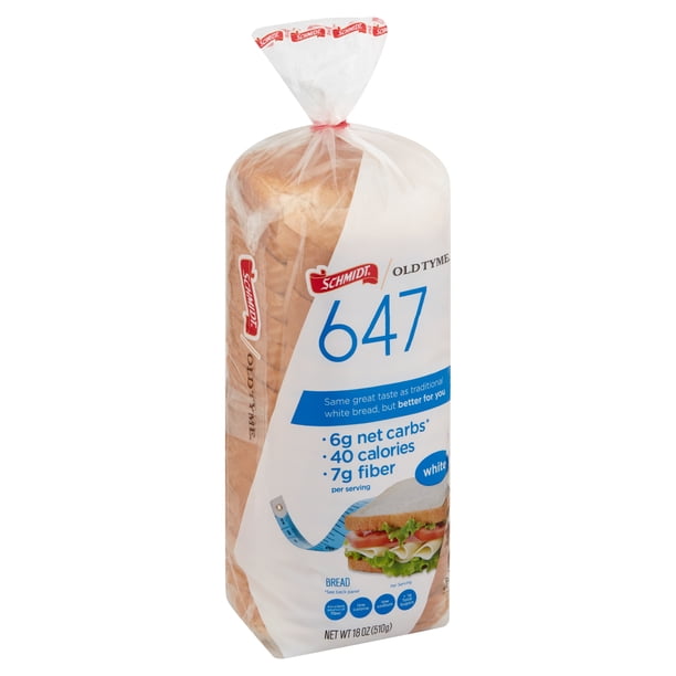 Schmidt Old Tyme 647 White Bread Loaf, 18 oz, 18 Count - Walmart.com