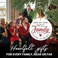Pack 3 Family Double Sided Ceramic Christmas Ornament 2025, Holiday ...