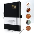 3PC 2026-2027 A5 Daily Planner 192 Sheets 384 Pages, Two-Year ...