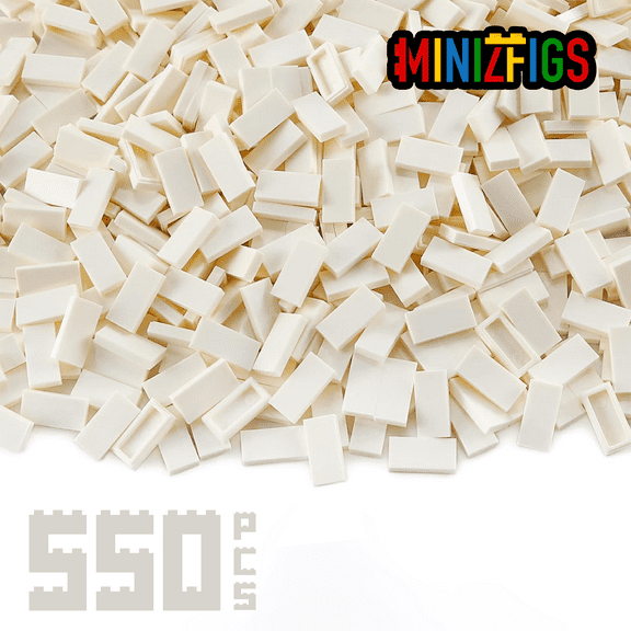 Minizfigs 100 PCS 1x2 Money Tiles | Bulk Building Toy Set Great for ...