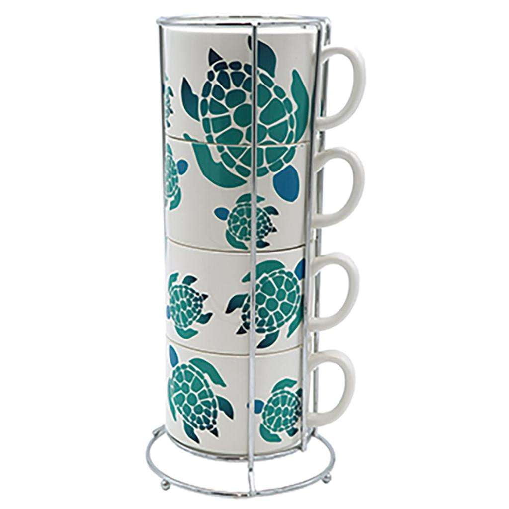 Dennis East 11383 - Sea Turtle Stacking Mug Set Size: 14oz Mugs ...