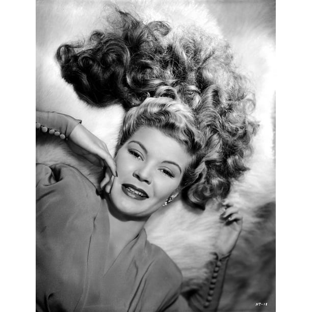 Helen Talbot Lying on a Furry Cloth Photo Print (24 x 30) - Walmart.ca