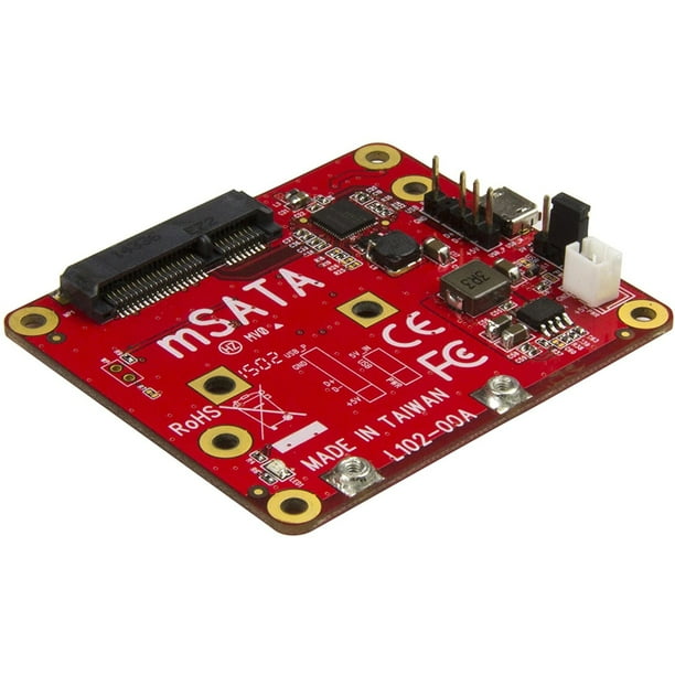STARTECH USB to mSATA Converter for Raspberry Pi and Development Boards ...
