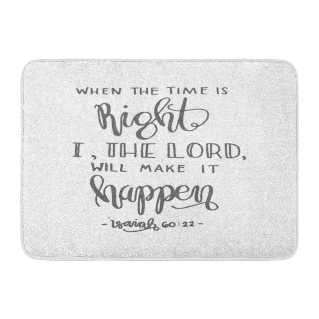 YUSDECOR When The Time is Right I Lord Will Make It Happen Lettering ...