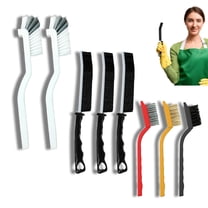 8Pcs Crevice Cleaning Brush Set, Multi-Purpose Hard Bristle Brushes for ...