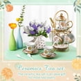 20 Piece Porcelain Tea Set Elegant Style For Coffee And Tea Serving ...