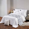 Coconut Tree Bed Runner Cal King Size Summer Shell Fish Sea Star Plaid ...