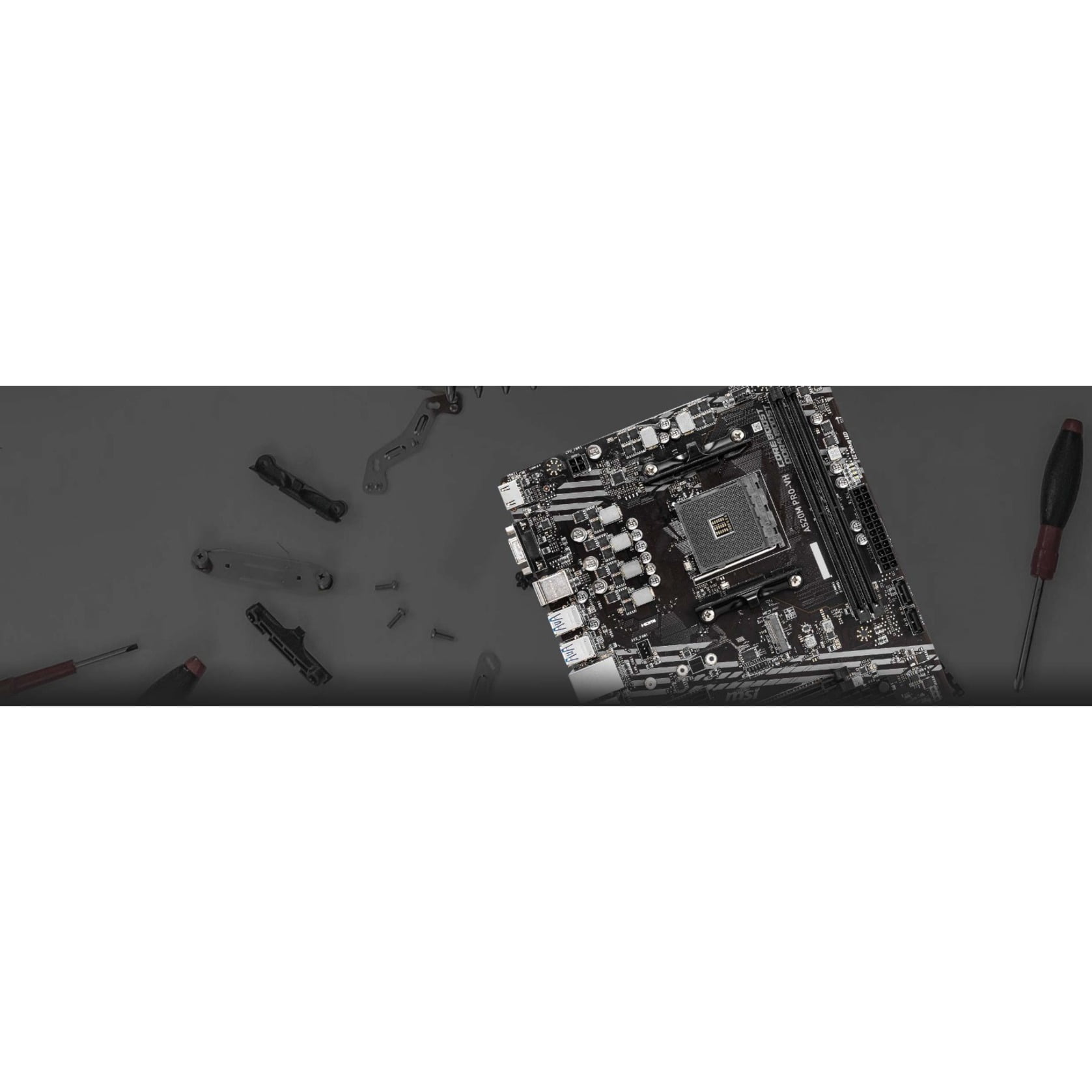 Buy MSI A520M PRO-VH A520M PRO-VH AM4 AMD A520 SATA 6Gbps Micro ATX AMD ...