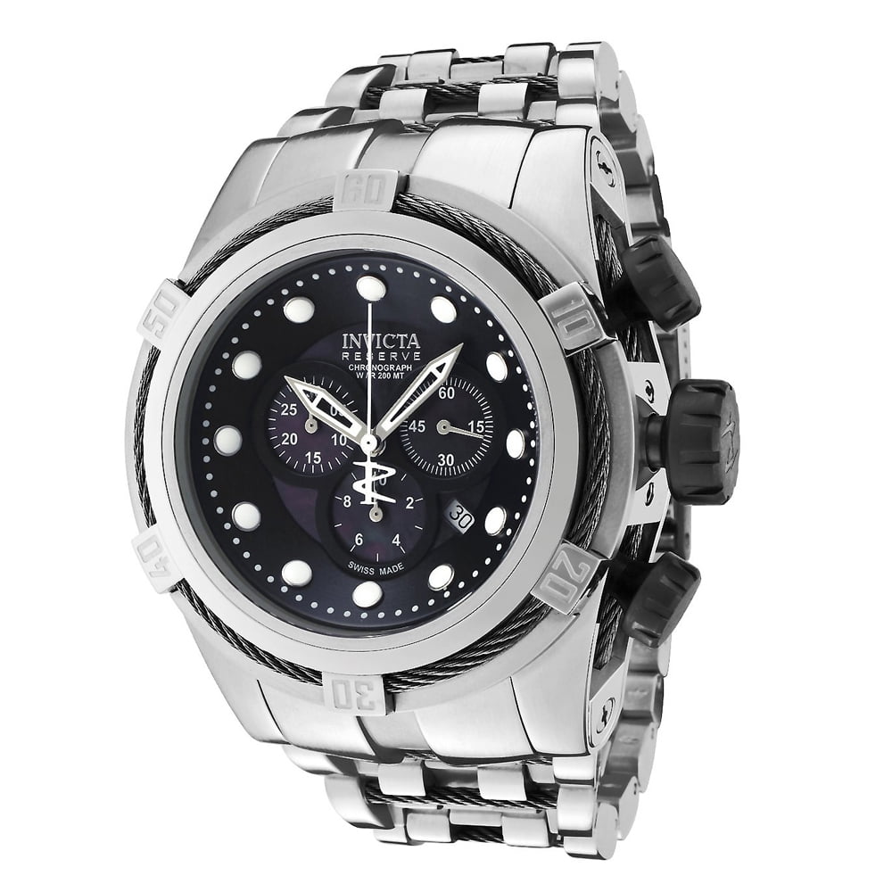 Invicta Men's 0821 Reserve Zeus Bolt Black Mother of Pearl Dial ...