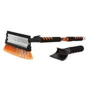 Snow Moover 39" Extendable Snow Brush with Squeegee, Ice Scraper and Snow Shovel - Walmart.com