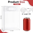 12 Pack Clear Plastic Gift Bags with Handles, Reusable Party Favor ...
