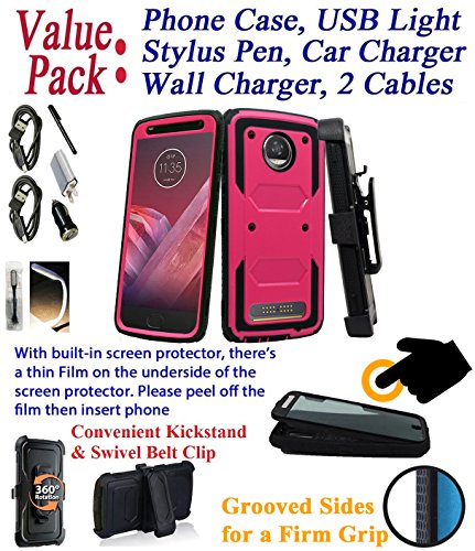Value Pack + for 5.5" Motorola moto Z2 Play Z2 Force z2play z2force ...
