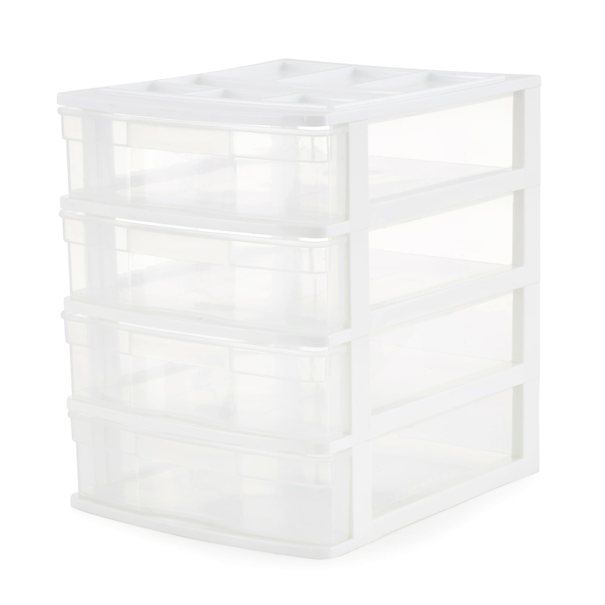 Click here for Gracious Living 4 Drawer Clear Plastic Desktop & C... prices