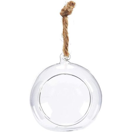 Ball Shaped Vase Terrarium Container Flower Planter Vase Hanging Glass ...