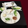 Marble Seder Plate Design Ceramic Passover Pesach Seder Dish Modern ...