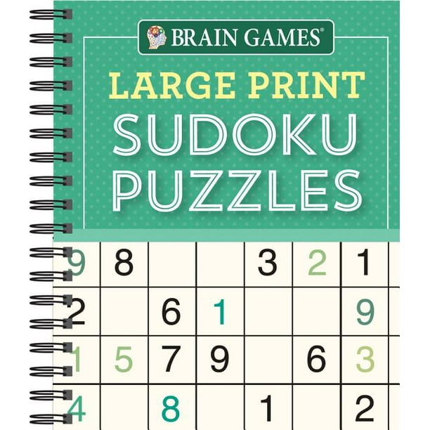 Brain Games Large Print Sudoku - Walmart.com - Walmart.com Brain Games Large Print Sudoku - Walmart.com - Walmart.com