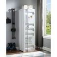 Acme Cargo Wardrobe Armoire with 1 Door in Gunmetal - Walmart.com