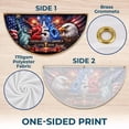 Liberty Bell 250th Anniversary Semi Circle Flag Banner, USA 1776-2026 ...