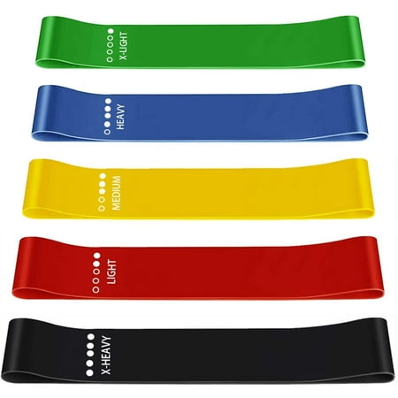 Resistance Bands for Exercise, Resistance Loop Bands with 5 Resistance ...
