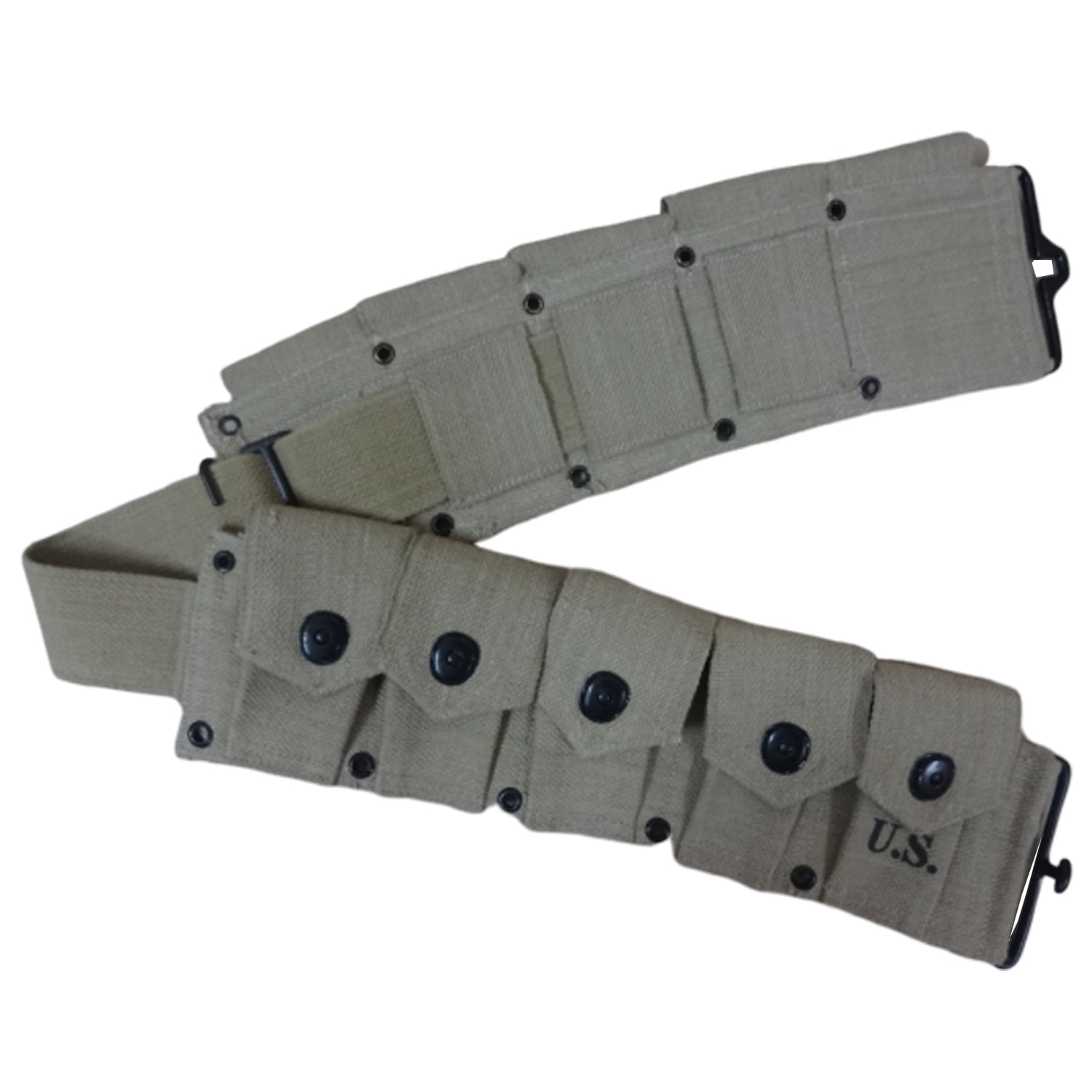 U.S. WWII M1 Garand Rifle Ammunition Belt / WW2 M1923 Belts - Walmart.com