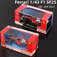 Bburago 1:43 2025 Ferrari SF25 F1 Racing Formula Car #16 Leclerc #44 ...