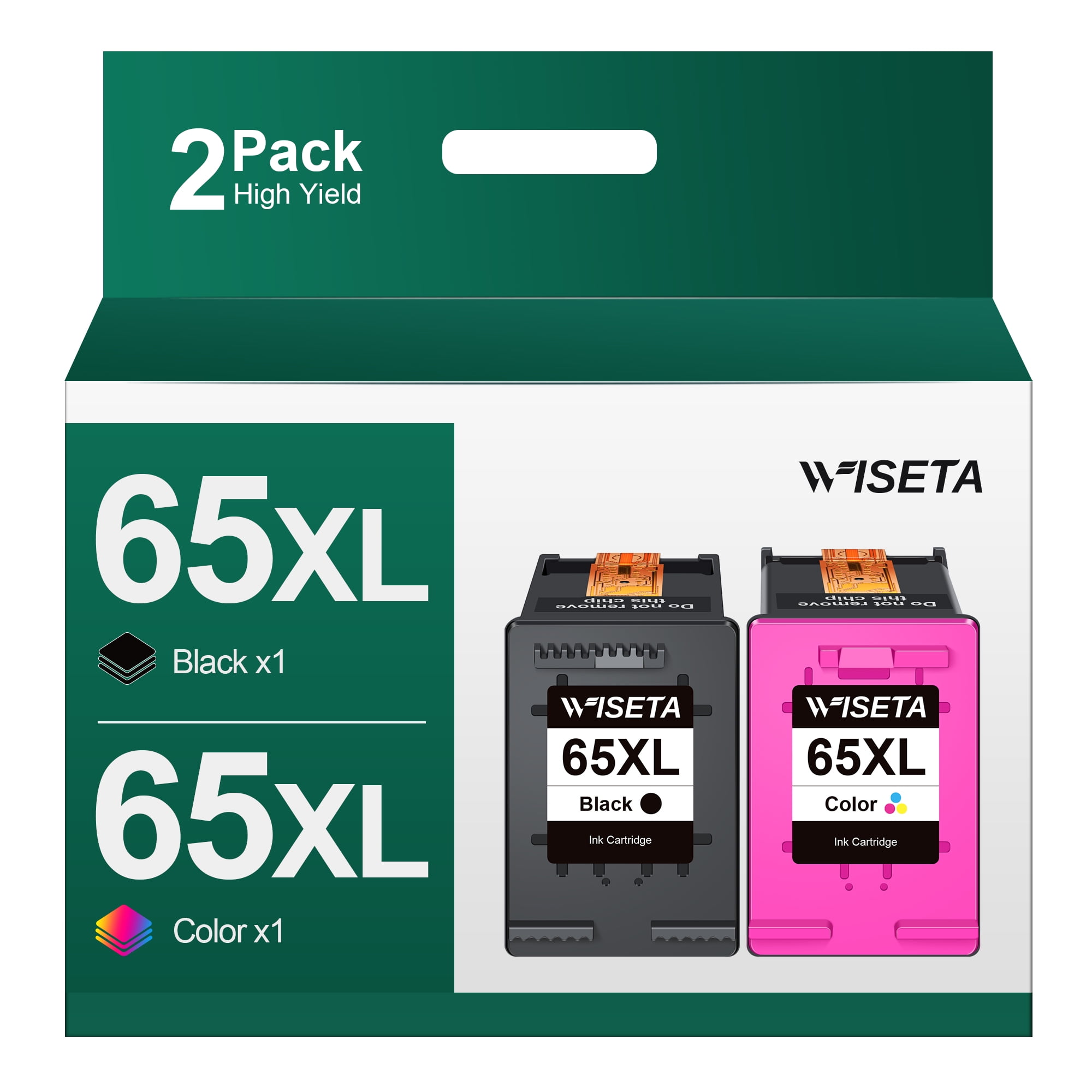 65XL Ink Cartridge Replacement for HP 65XL 65 XL work with Envy 5058 ...