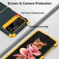 JUJHGRF-Compatible with Samsung Galaxy Z Flip 3 Case with Upgraded ...